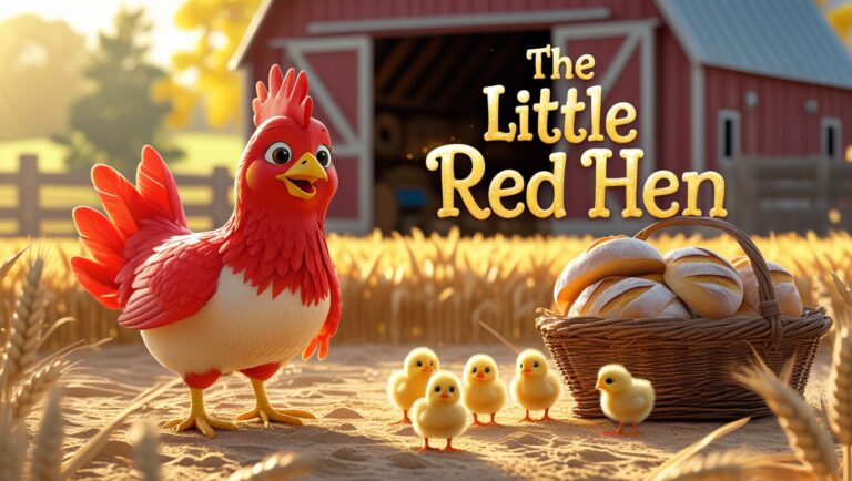 The Little Red Hen Story With Best Moral For Kids - storyaskids.com