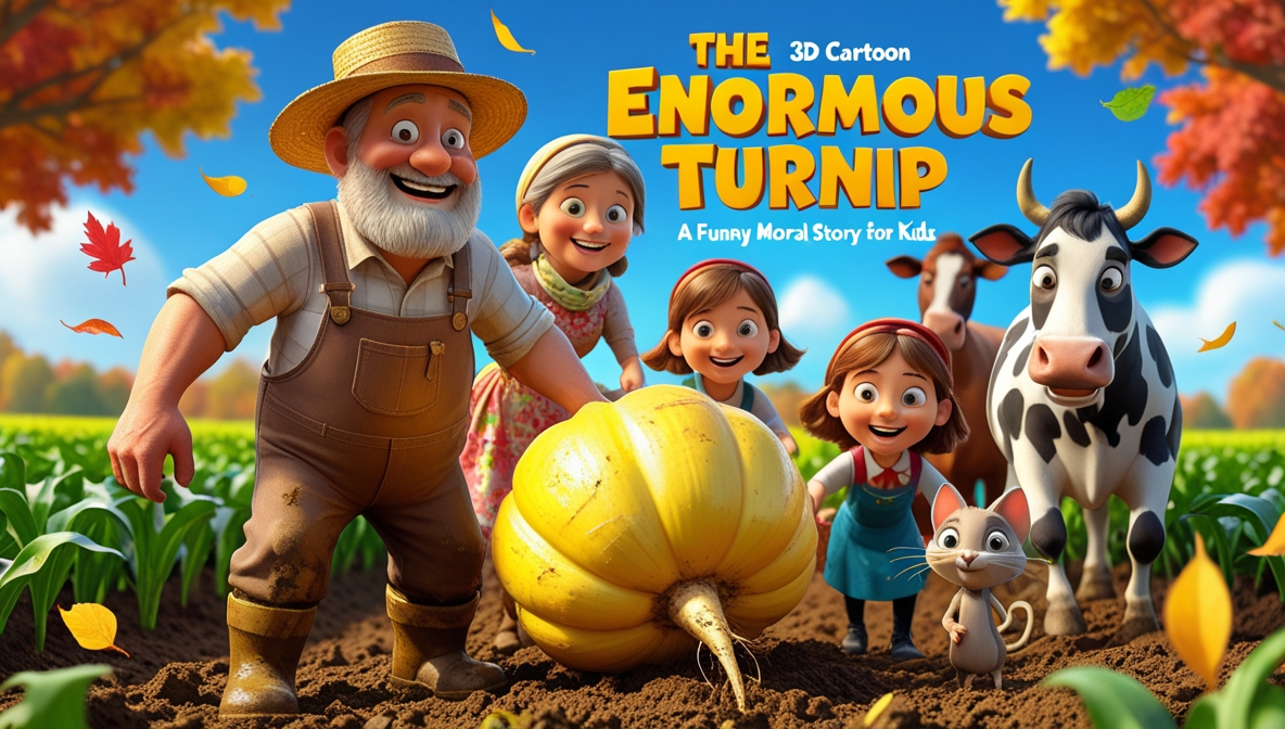 The Enormous Turnip Story Sweet Lesson Fairy Tale