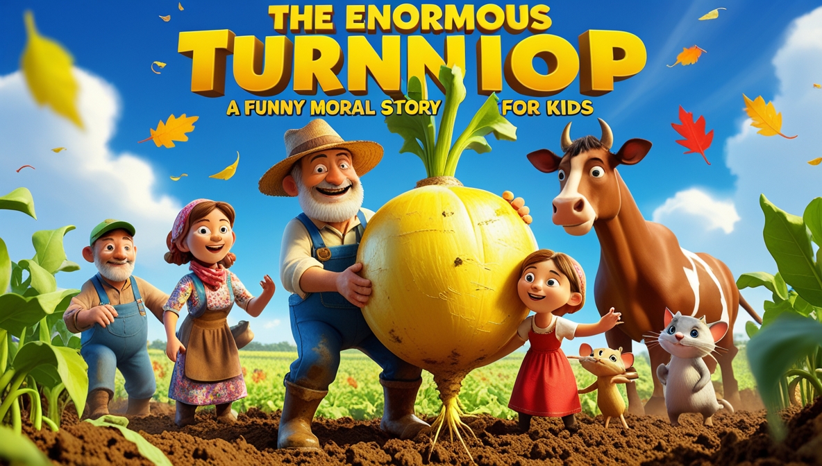The Enormous Turnip Story Sweet Lesson Fairy Tale