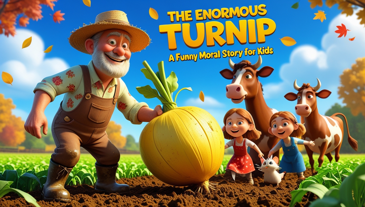 The Enormous Turnip Story Sweet Lesson Fairy Tale