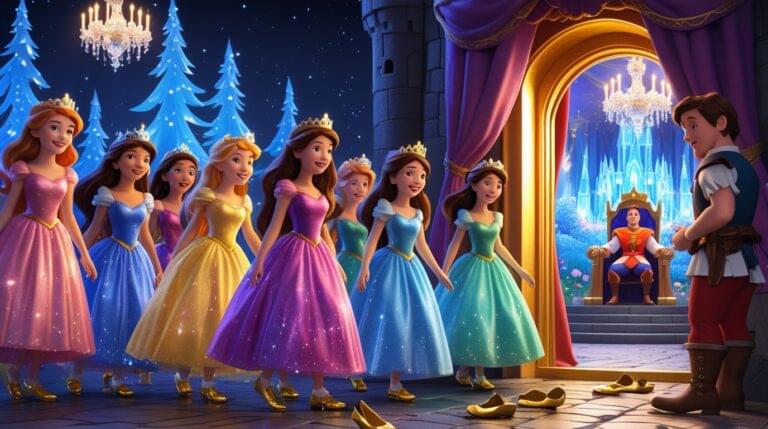 The Twelve Dancing Princesses Fairy Tale with Moral Lesson
