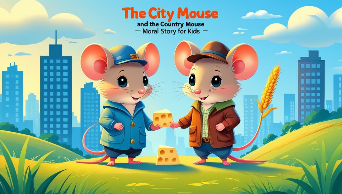 The City Mouse and The Country Mouse Moral Story